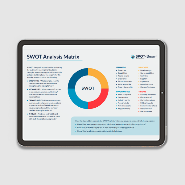 SPOT-Beam™ SWOT Matrix - Certitude Security